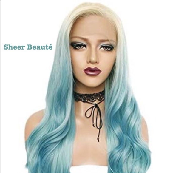 Hair | 24 Blonde Omber Blue Lace Front Wigs | Poshmark